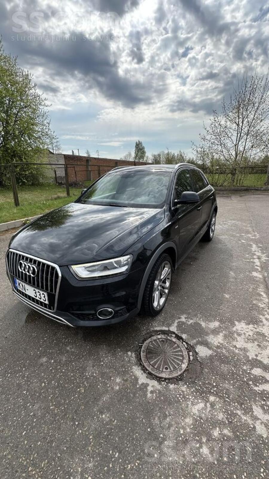Melns Audi Q3 2012 Rīga, ar dzinēja tilpumu 2.00 L un nobraukumu 354 tūkst. km par 8200 €, foto 1 vietnē AUTOMOTO.COM.LV