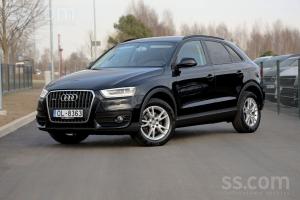 Black Audi Q3 2012 in Jelgava, with an engine capacity of 2.00 L and mileage of 0 thousand km for 9700 €, photo  on AUTOMOTO.COM.LV