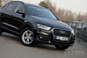 Black Audi Q3 2012 in Jelgava, with an engine capacity of 2.00 L and mileage of 0 thousand km for 9700 €, photo 5 on AUTOMOTO.COM.LV