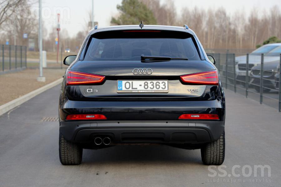 Black Audi Q3 2012 in Jelgava, with an engine capacity of 2.00 L and mileage of 0 thousand km for 9700 €, photo 7 on AUTOMOTO.COM.LV