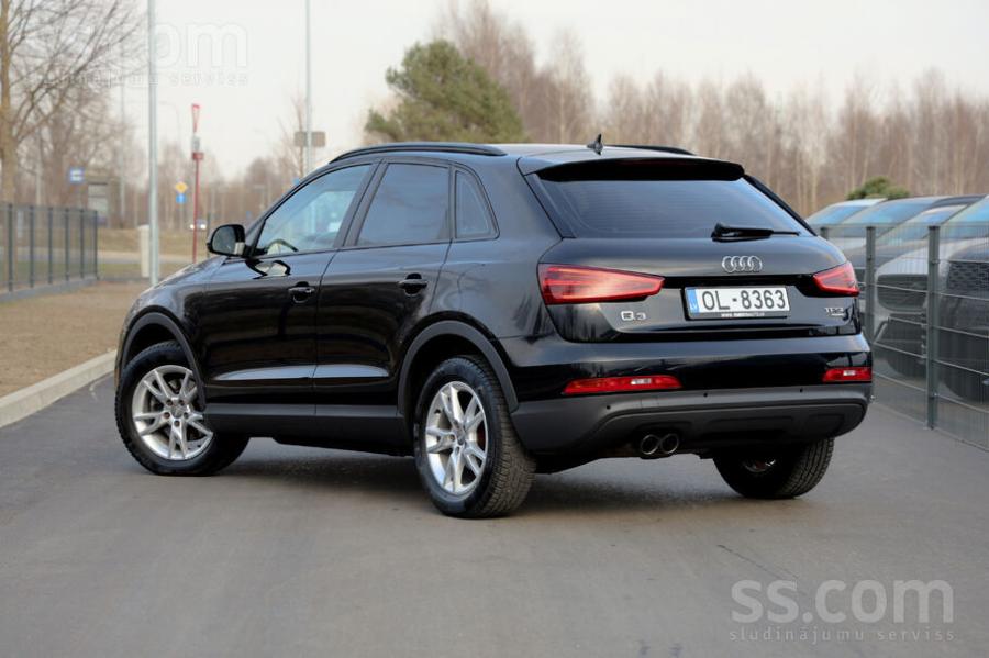 Black Audi Q3 2012 in Jelgava, with an engine capacity of 2.00 L and mileage of 0 thousand km for 9700 €, photo 8 on AUTOMOTO.COM.LV