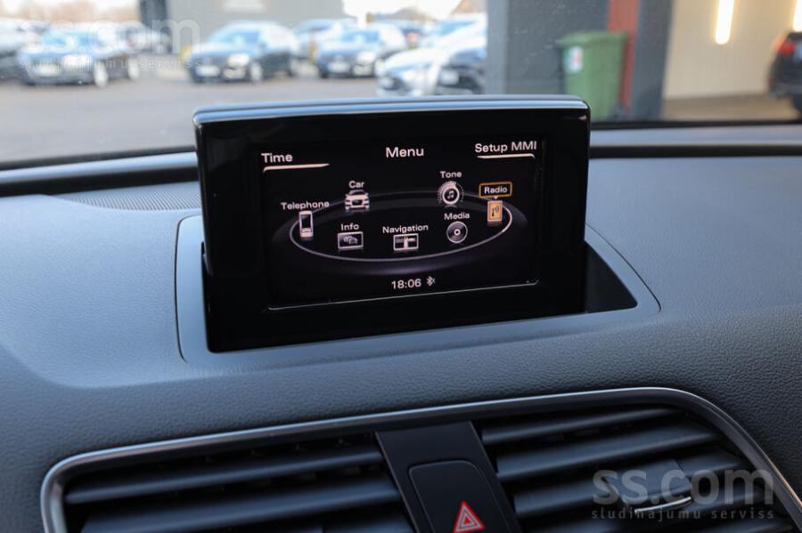 Black Audi Q3 2012 in Jelgava, with an engine capacity of 2.00 L and mileage of 0 thousand km for 9700 €, photo 17 on AUTOMOTO.COM.LV