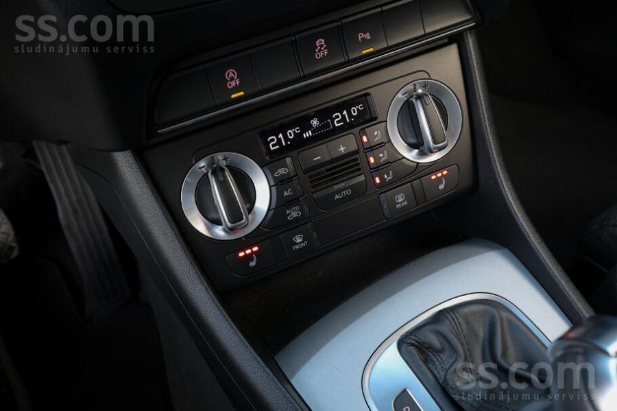 Black Audi Q3 2012 in Jelgava, with an engine capacity of 2.00 L and mileage of 0 thousand km for 9700 €, photo 21 on AUTOMOTO.COM.LV