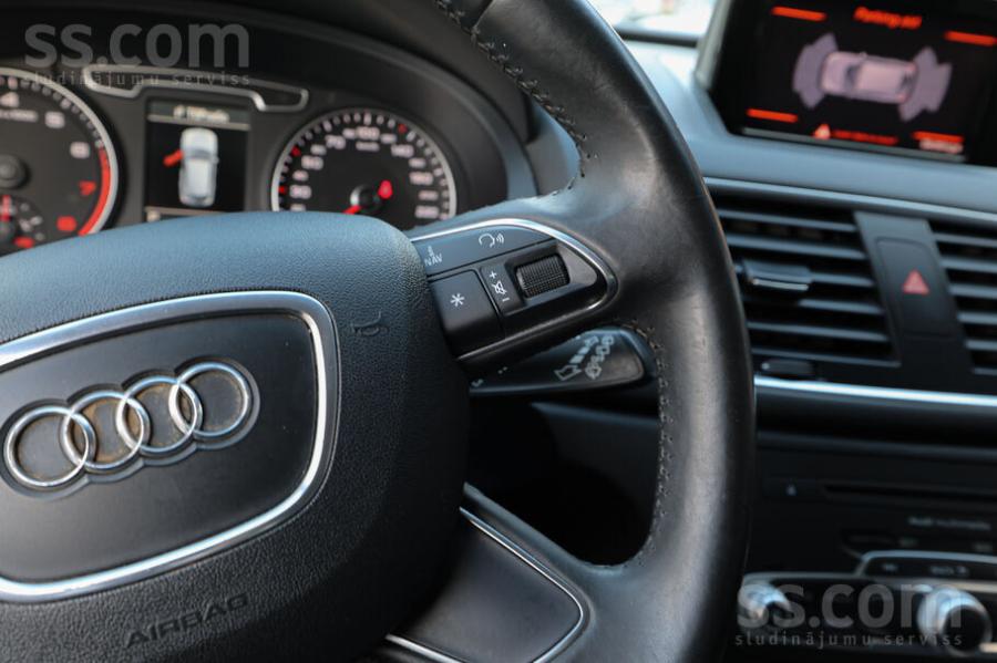 Black Audi Q3 2012 in Jelgava, with an engine capacity of 2.00 L and mileage of 0 thousand km for 9700 €, photo 24 on AUTOMOTO.COM.LV