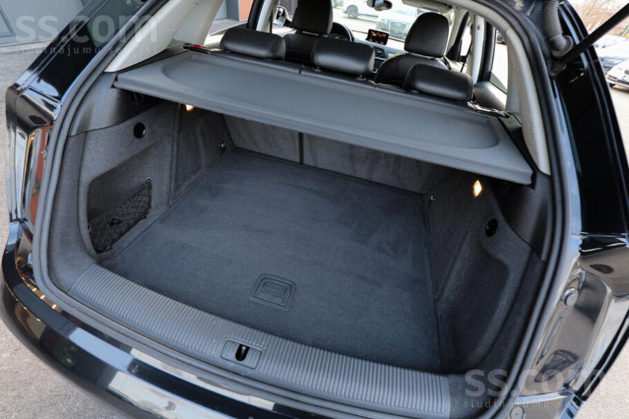Black Audi Q3 2012 in Jelgava, with an engine capacity of 2.00 L and mileage of 0 thousand km for 9700 €, photo 28 on AUTOMOTO.COM.LV