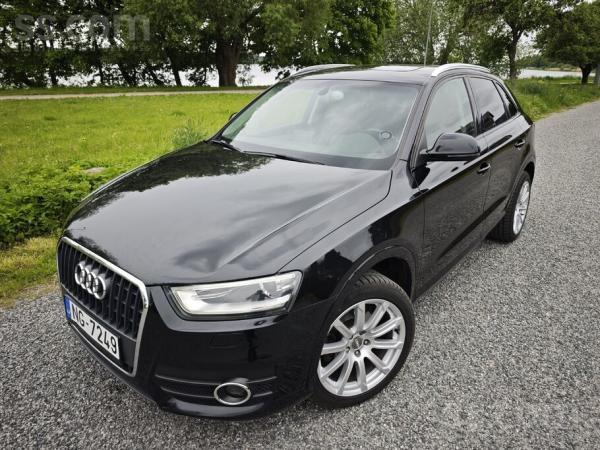 Black Audi Q3 2012 in Riga, with an engine capacity of 2.00 L and mileage of 225 thousand km for 12400 €, photo 1 on AUTOMOTO.COM.LV