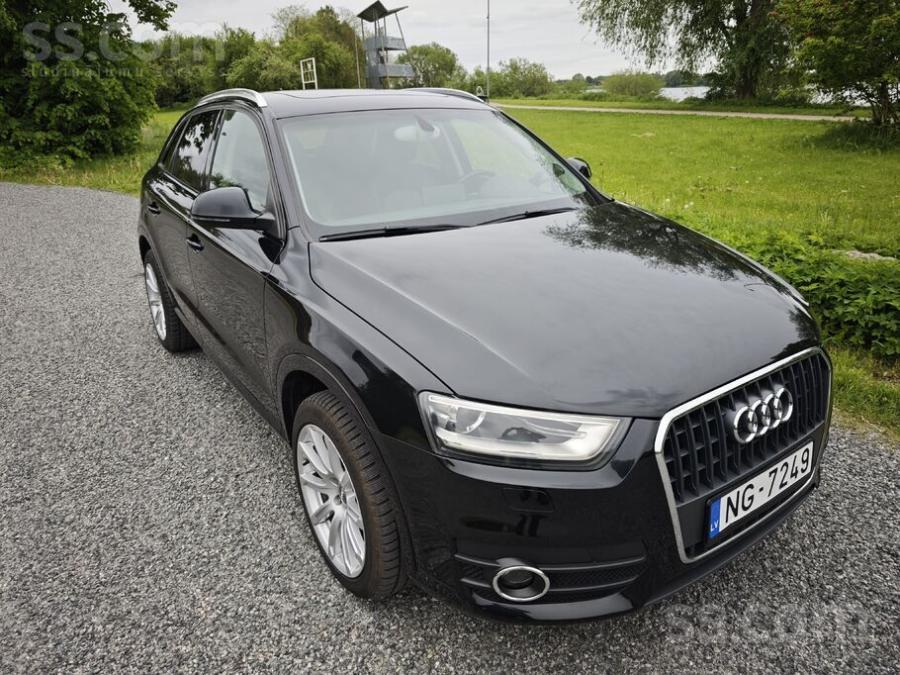 Black Audi Q3 2012 in Riga, with an engine capacity of 2.00 L and mileage of 225 thousand km for 12400 €, photo 5 on AUTOMOTO.COM.LV