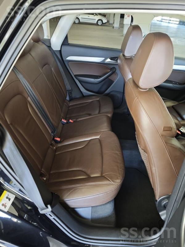 Black Audi Q3 2012 in Riga, with an engine capacity of 2.00 L and mileage of 225 thousand km for 12400 €, photo 10 on AUTOMOTO.COM.LV