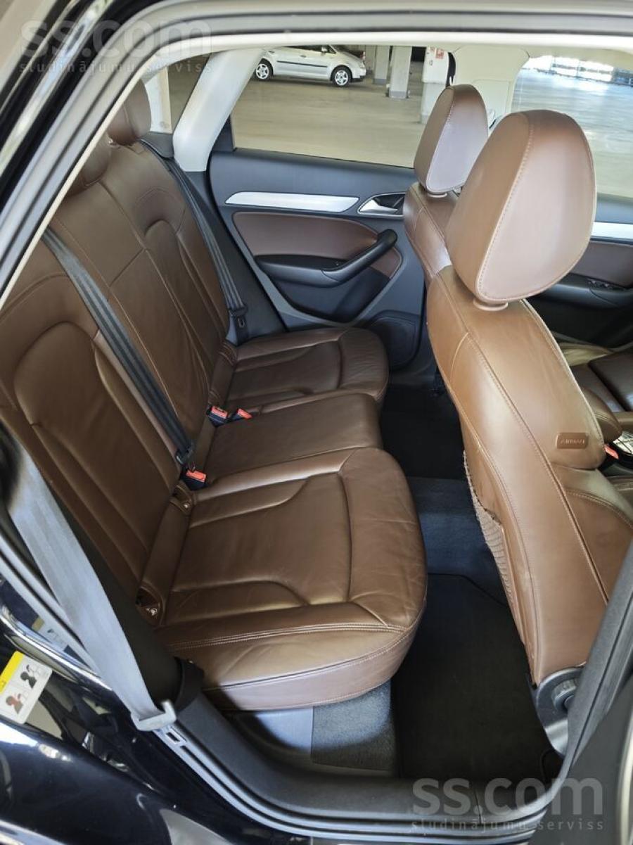 Black Audi Q3 2012 in Riga, with an engine capacity of 2.00 L and mileage of 225 thousand km for 12400 €, photo 11 on AUTOMOTO.COM.LV
