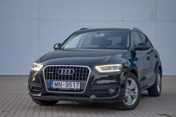 Black Audi Q3 2012 in Grobiņa, with an engine capacity of 2.00 L and mileage of 220 thousand km for 13900 €, photo 3 on AUTOMOTO.COM.LV