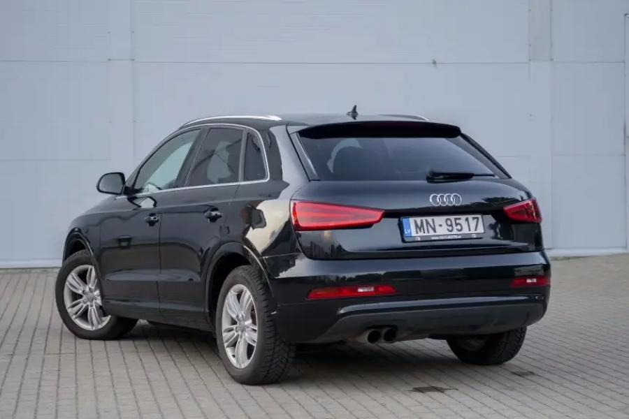 Melns Audi Q3 2012 Grobiņa, ar dzinēja tilpumu 2.00 L un nobraukumu 220 tūkst. km par 13900 €, foto 6 vietnē AUTOMOTO.COM.LV
