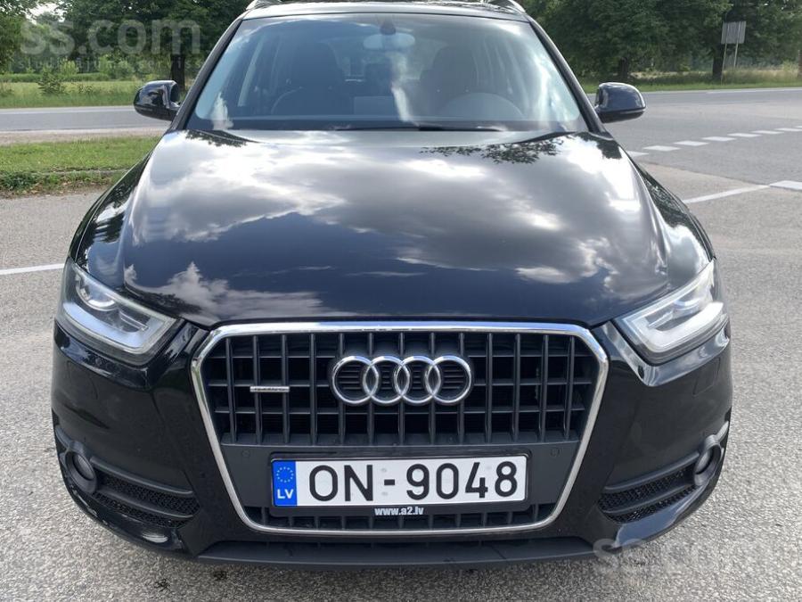 Black Audi Q3 2012 in Ogre, with an engine capacity of 2.00 L and mileage of 210 thousand km for 10770 €, photo 3 on AUTOMOTO.COM.LV