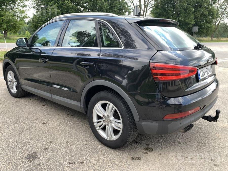 Black Audi Q3 2012 in Ogre, with an engine capacity of 2.00 L and mileage of 210 thousand km for 10770 €, photo 6 on AUTOMOTO.COM.LV