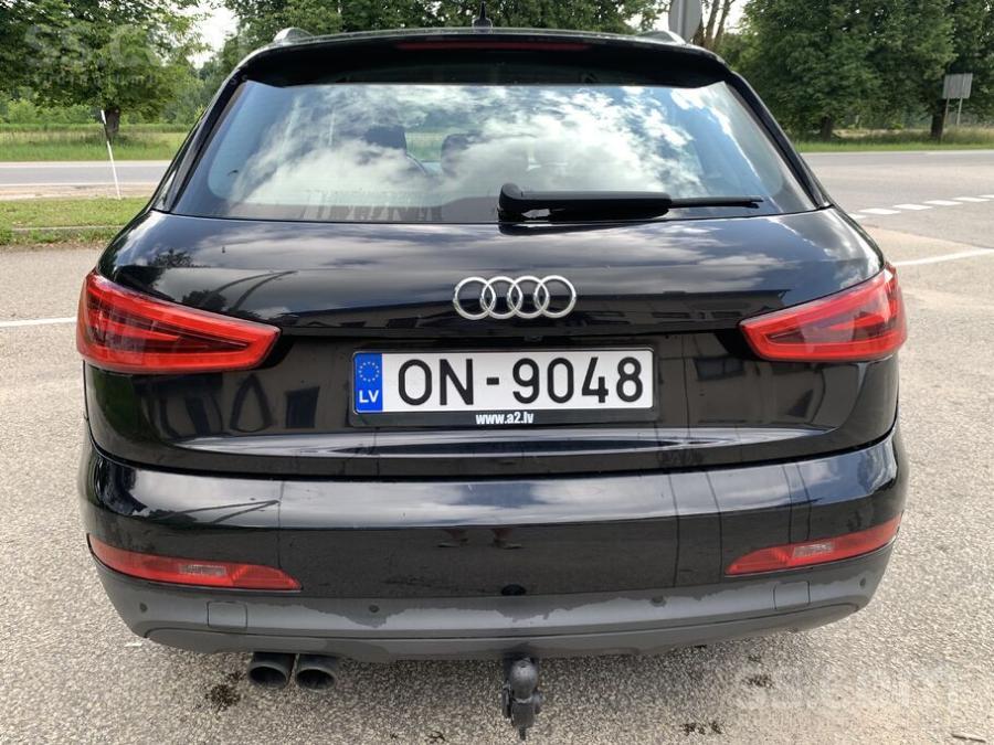 Black Audi Q3 2012 in Ogre, with an engine capacity of 2.00 L and mileage of 210 thousand km for 10770 €, photo 7 on AUTOMOTO.COM.LV