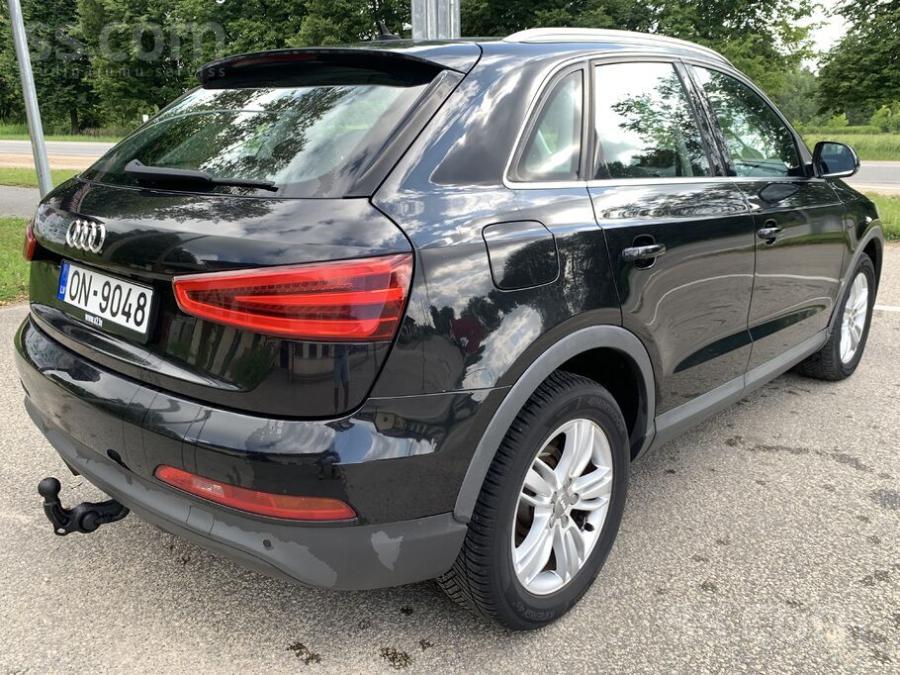 Black Audi Q3 2012 in Ogre, with an engine capacity of 2.00 L and mileage of 210 thousand km for 10770 €, photo 8 on AUTOMOTO.COM.LV