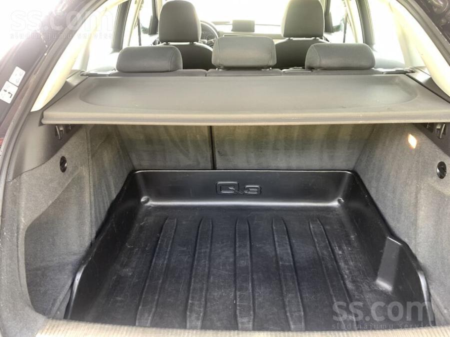 Black Audi Q3 2012 in Ogre, with an engine capacity of 2.00 L and mileage of 210 thousand km for 10770 €, photo 9 on AUTOMOTO.COM.LV