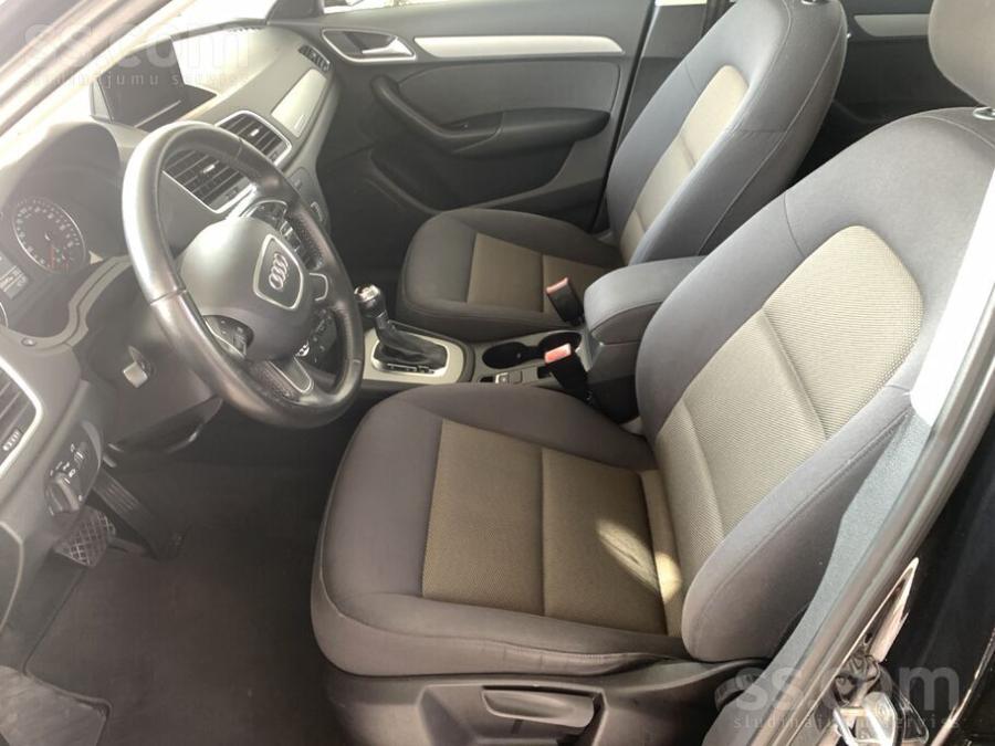 Black Audi Q3 2012 in Ogre, with an engine capacity of 2.00 L and mileage of 210 thousand km for 10770 €, photo 12 on AUTOMOTO.COM.LV