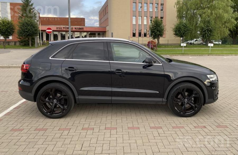 Black Audi Q3 2012 in Cesis, with an engine capacity of 2.00 L and mileage of 315 thousand km for 10500 €, photo 3 on AUTOMOTO.COM.LV