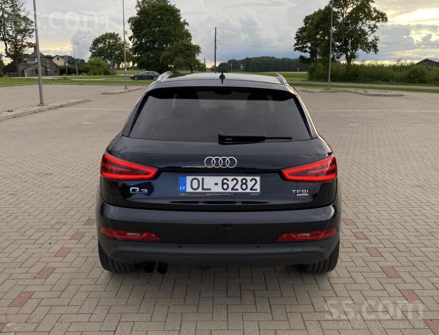 Black Audi Q3 2012 in Cesis, with an engine capacity of 2.00 L and mileage of 315 thousand km for 10500 €, photo 5 on AUTOMOTO.COM.LV