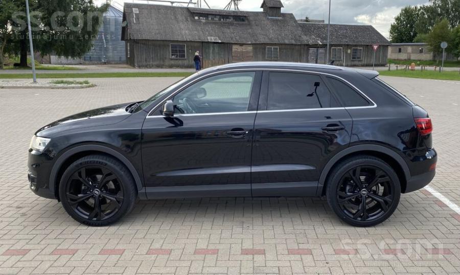 Black Audi Q3 2012 in Cesis, with an engine capacity of 2.00 L and mileage of 315 thousand km for 10500 €, photo 7 on AUTOMOTO.COM.LV