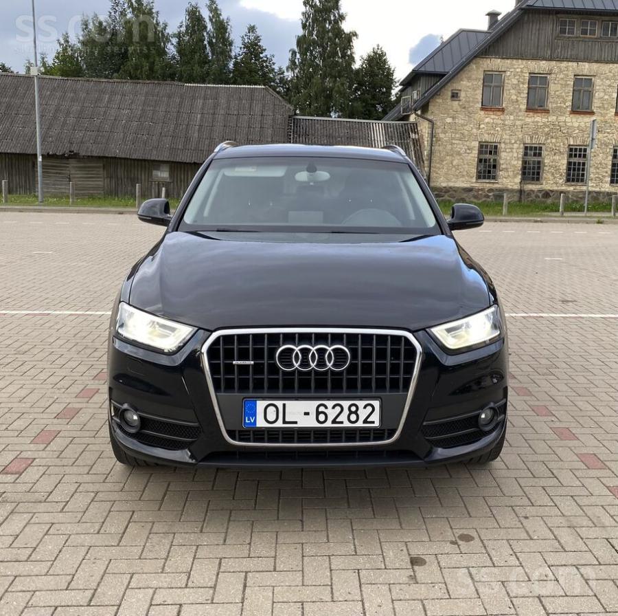 Black Audi Q3 2012 in Cesis, with an engine capacity of 2.00 L and mileage of 315 thousand km for 10500 €, photo 9 on AUTOMOTO.COM.LV