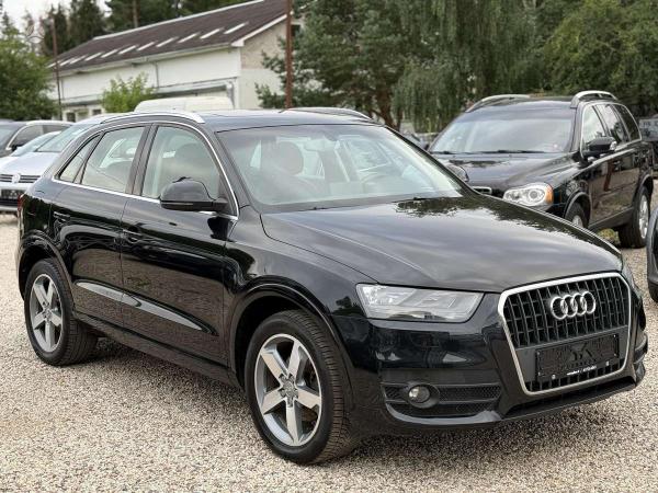 Black Audi Q3 2012 in Ukmerge, with an engine capacity of 1.97 L and mileage of 300 thousand km for 7350 €, photo 1 on AUTOMOTO.COM.LV