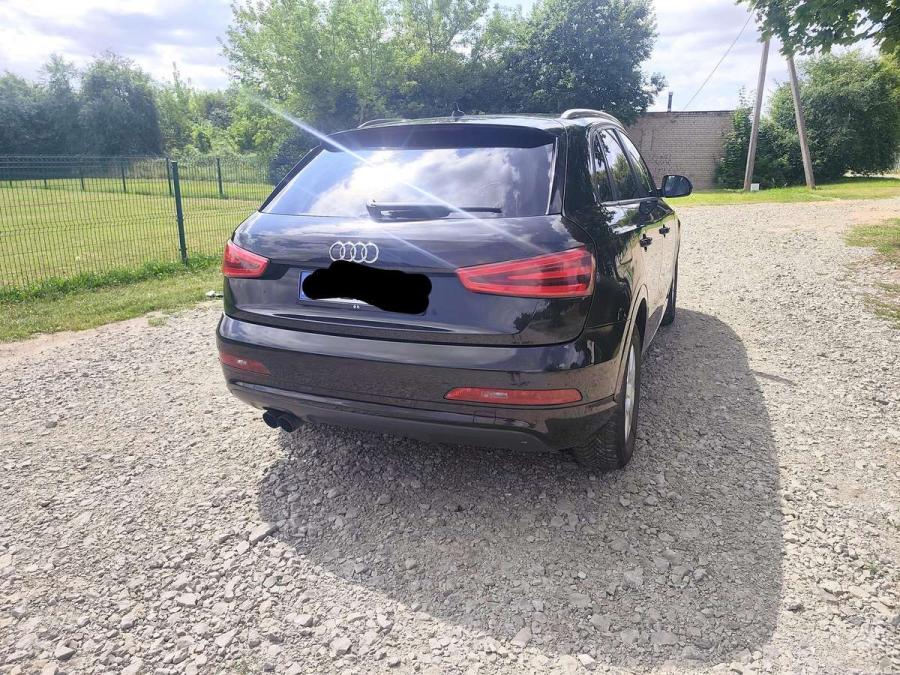 Black Audi Q3 2012 in Jonava, with an engine capacity of 1.97 L and mileage of 367 thousand km for 8600 €, photo 3 on AUTOMOTO.COM.LV