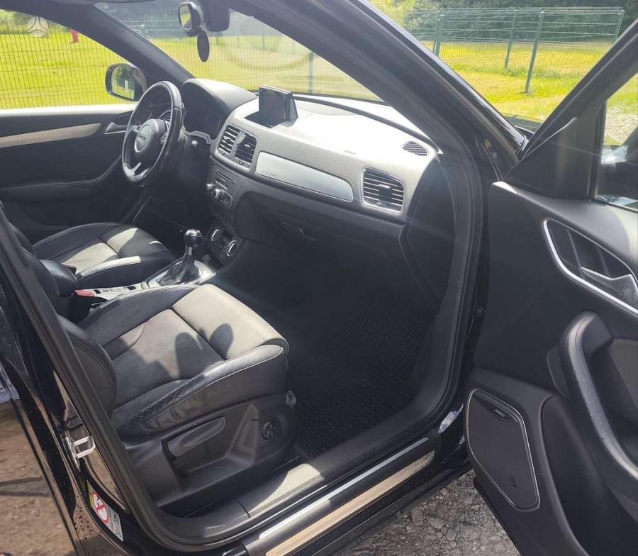 Black Audi Q3 2012 in Jonava, with an engine capacity of 1.97 L and mileage of 367 thousand km for 8600 €, photo 5 on AUTOMOTO.COM.LV