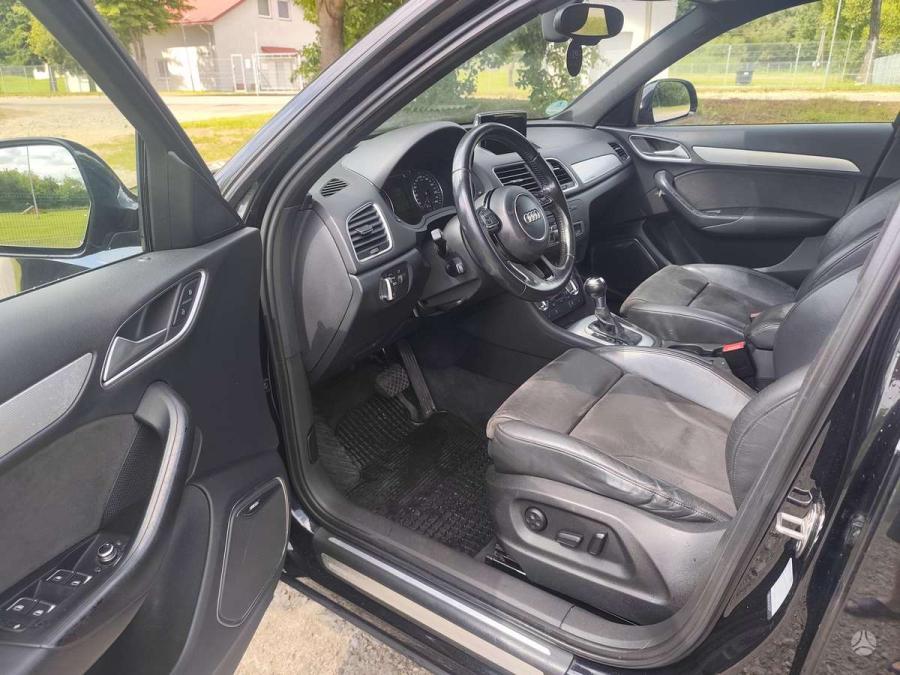 Black Audi Q3 2012 in Jonava, with an engine capacity of 1.97 L and mileage of 367 thousand km for 8600 €, photo 7 on AUTOMOTO.COM.LV