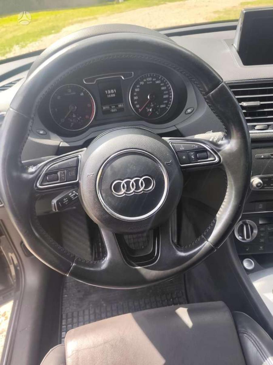 Black Audi Q3 2012 in Jonava, with an engine capacity of 1.97 L and mileage of 367 thousand km for 8600 €, photo 10 on AUTOMOTO.COM.LV