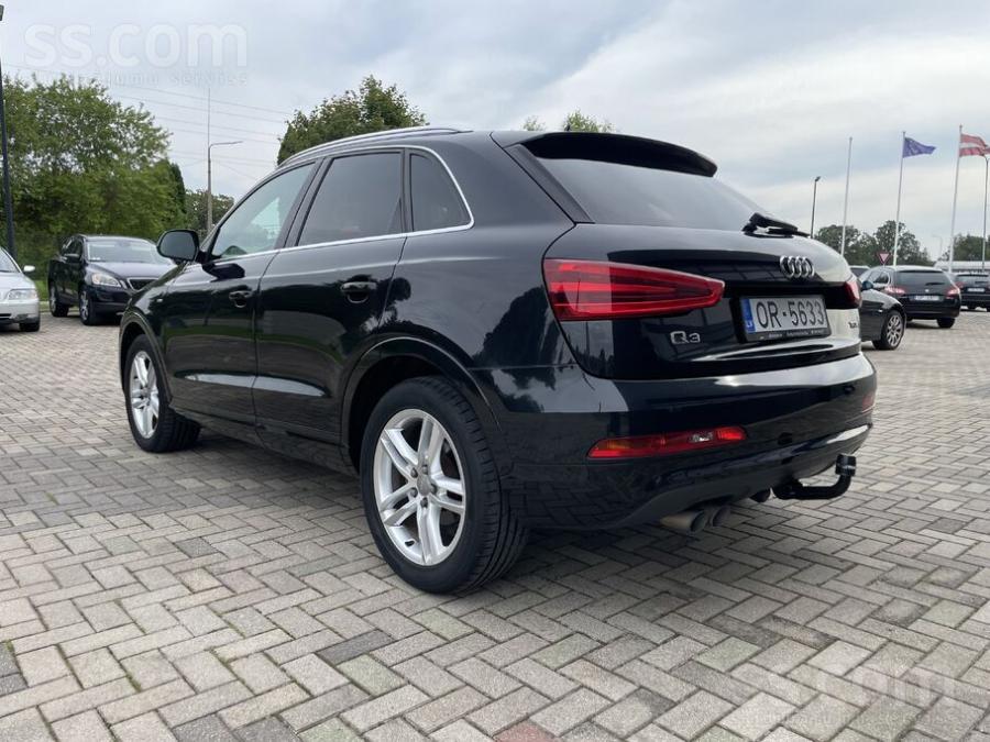 Black Audi Q3 2012 in Ogre, with an engine capacity of 2.00 L and mileage of 188 thousand km for 11970 €, photo 4 on AUTOMOTO.COM.LV