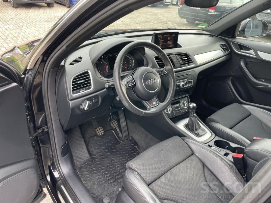 Black Audi Q3 2012 in Ogre, with an engine capacity of 2.00 L and mileage of 188 thousand km for 11970 €, photo 10 on AUTOMOTO.COM.LV