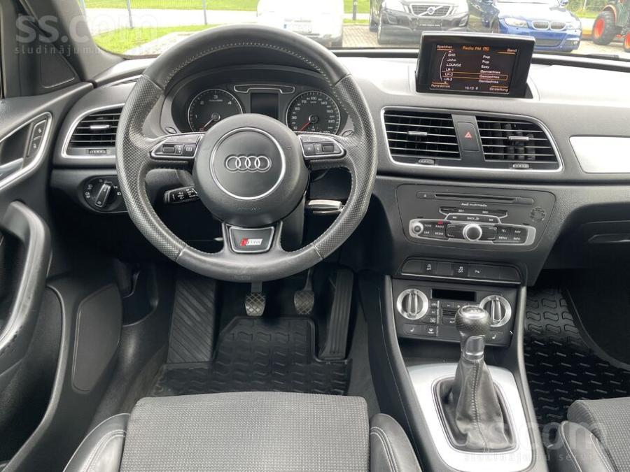 Black Audi Q3 2012 in Ogre, with an engine capacity of 2.00 L and mileage of 188 thousand km for 11970 €, photo 11 on AUTOMOTO.COM.LV