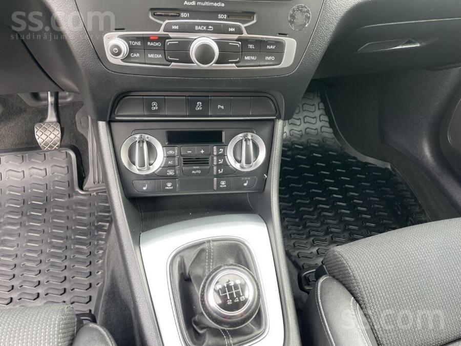 Black Audi Q3 2012 in Ogre, with an engine capacity of 2.00 L and mileage of 188 thousand km for 11970 €, photo 13 on AUTOMOTO.COM.LV