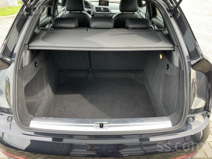 Black Audi Q3 2012 in Ogre, with an engine capacity of 2.00 L and mileage of 188 thousand km for 11970 €, photo 25 on AUTOMOTO.COM.LV