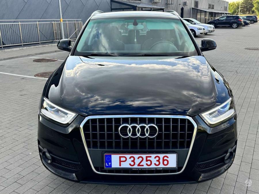 Black Audi Q3 2012 in Jonava, with an engine capacity of 2.00 L and mileage of 318 thousand km for 8999 €, photo 1 on AUTOMOTO.COM.LV