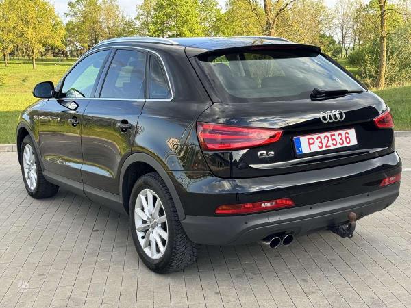 Black Audi Q3 2012 in Jonava, with an engine capacity of 2.00 L and mileage of 318 thousand km for 8999 €, photo 7 on AUTOMOTO.COM.LV