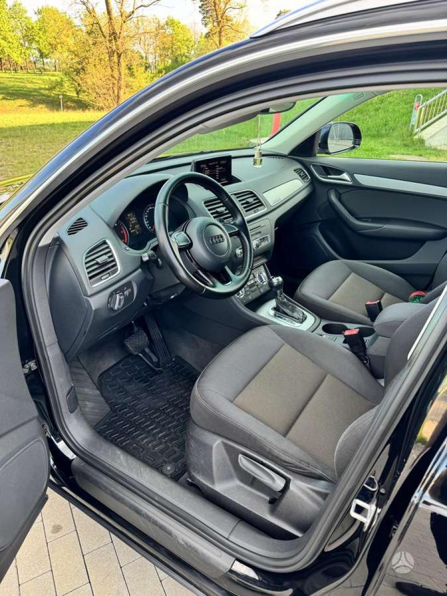 Black Audi Q3 2012 in Jonava, with an engine capacity of 2.00 L and mileage of 318 thousand km for 8999 €, photo 10 on AUTOMOTO.COM.LV