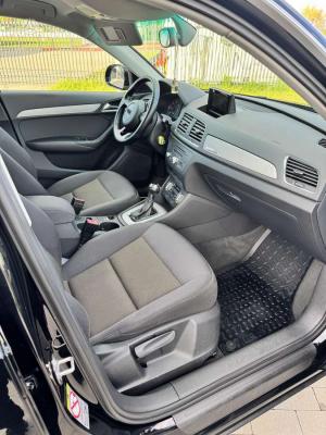 Black Audi Q3 2012 in Jonava, with an engine capacity of 2.00 L and mileage of 318 thousand km for 8999 €, photo 12 on AUTOMOTO.COM.LV