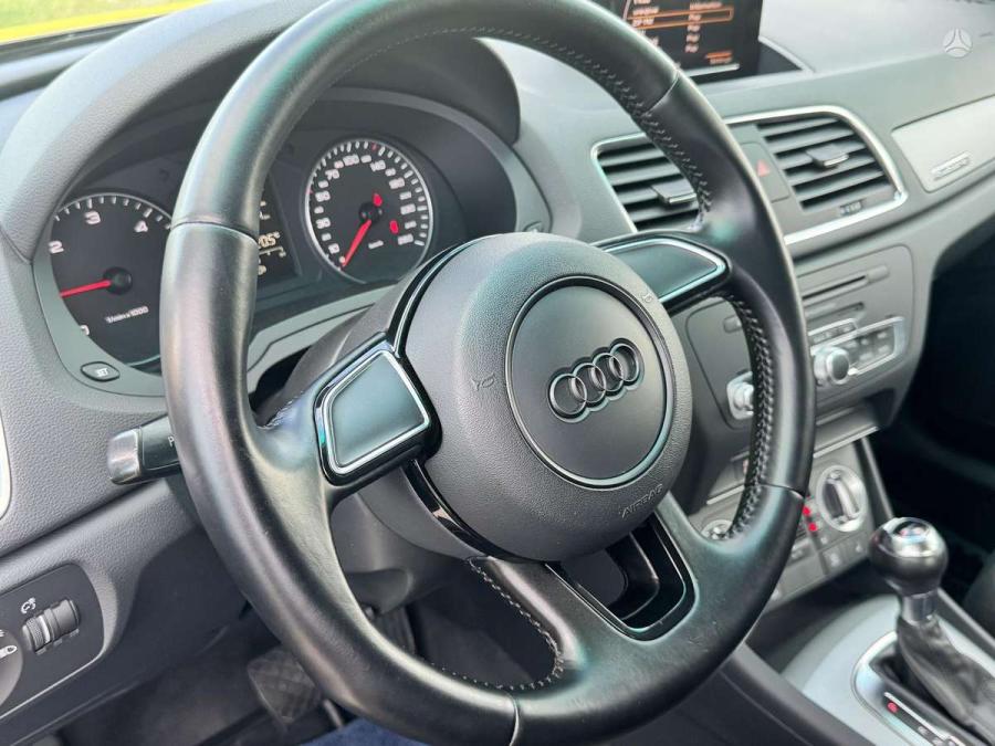 Black Audi Q3 2012 in Jonava, with an engine capacity of 2.00 L and mileage of 318 thousand km for 8999 €, photo 15 on AUTOMOTO.COM.LV