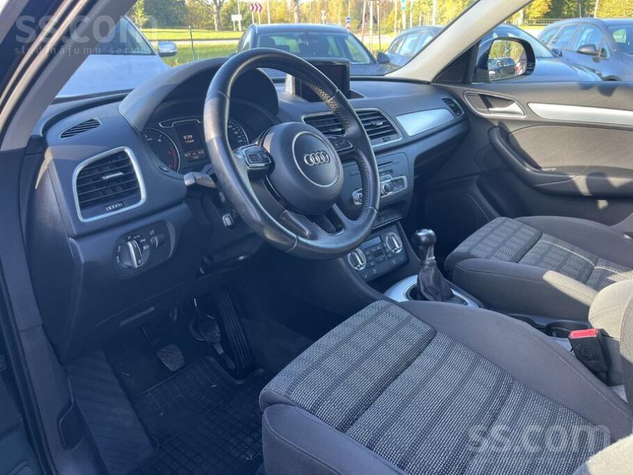 Melns Audi Q3 2012 Valmiera, ar dzinēja tilpumu 2.00 L un nobraukumu 0 tūkst. km par 11500 €, foto 9 vietnē AUTOMOTO.COM.LV