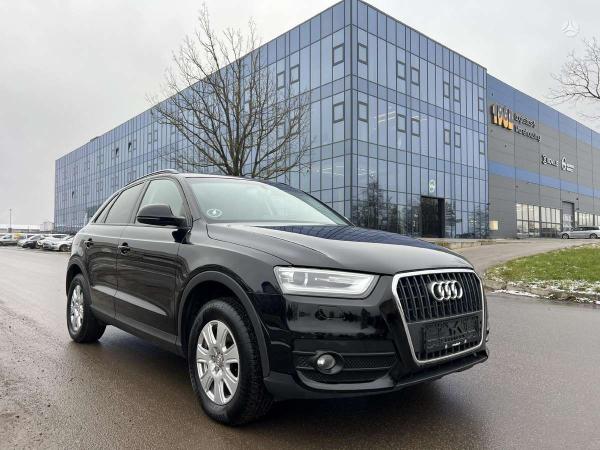 Black Audi Q3 2013 in Panevezys, with an engine capacity of 1.97 L and mileage of 242 thousand km for 8999 €, photo 1 on AUTOMOTO.COM.LV