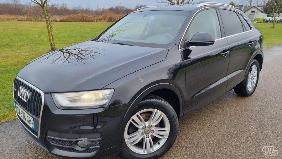 Black Audi Q3 2013 in Siauliai, with an engine capacity of 2.00 L and mileage of 234 thousand km for 12200 €, photo 10 on AUTOMOTO.COM.LV