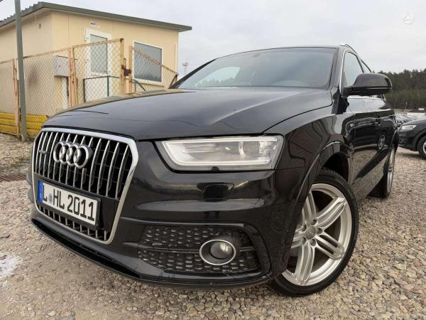 Black Audi Q3 2013 in Vilnius, with an engine capacity of 1.97 L and mileage of 228 thousand km for 12900 €, photo 1 on AUTOMOTO.COM.LV