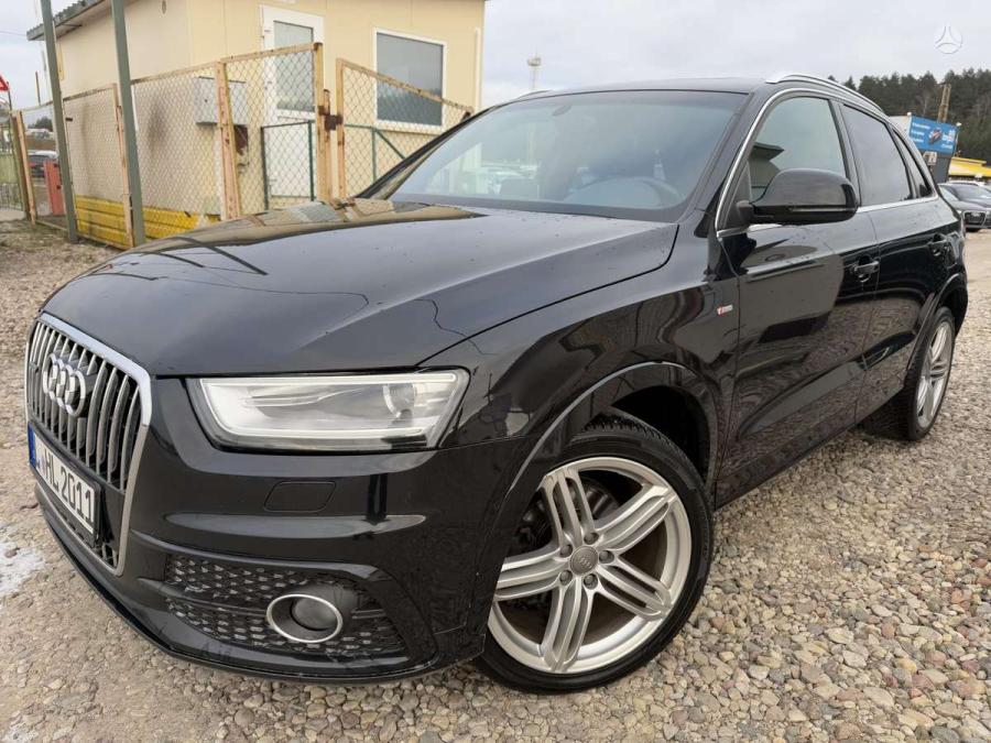 Black Audi Q3 2013 in Vilnius, with an engine capacity of 1.97 L and mileage of 228 thousand km for 12900 €, photo 2 on AUTOMOTO.COM.LV