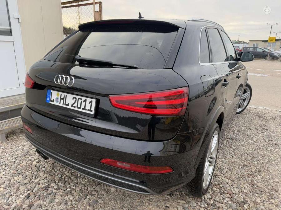 Black Audi Q3 2013 in Vilnius, with an engine capacity of 1.97 L and mileage of 228 thousand km for 12900 €, photo 11 on AUTOMOTO.COM.LV