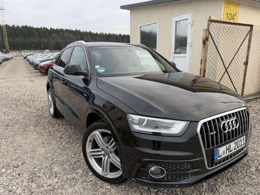 Black Audi Q3 2013 in Vilnius, with an engine capacity of 1.97 L and mileage of 228 thousand km for 12900 €, photo 13 on AUTOMOTO.COM.LV