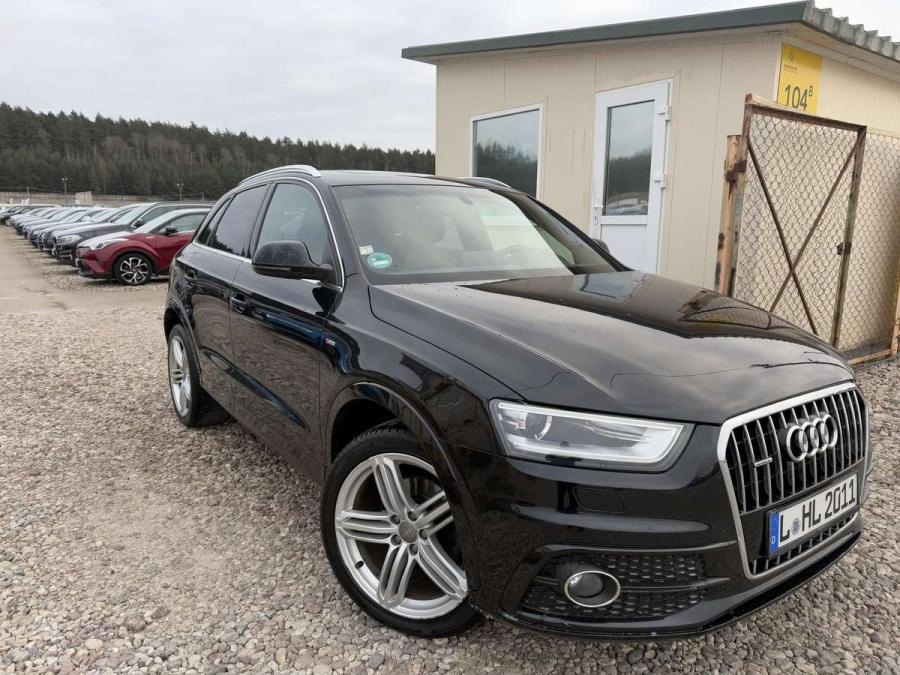 Black Audi Q3 2013 in Vilnius, with an engine capacity of 1.97 L and mileage of 228 thousand km for 12900 €, photo 14 on AUTOMOTO.COM.LV