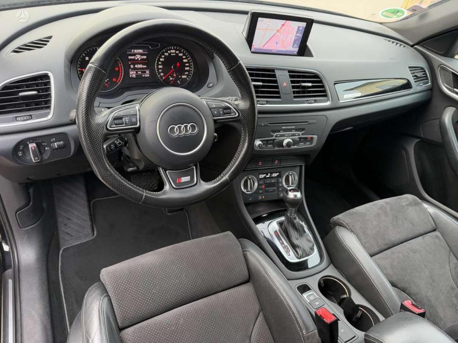 Black Audi Q3 2013 in Vilnius, with an engine capacity of 1.97 L and mileage of 228 thousand km for 12900 €, photo 20 on AUTOMOTO.COM.LV
