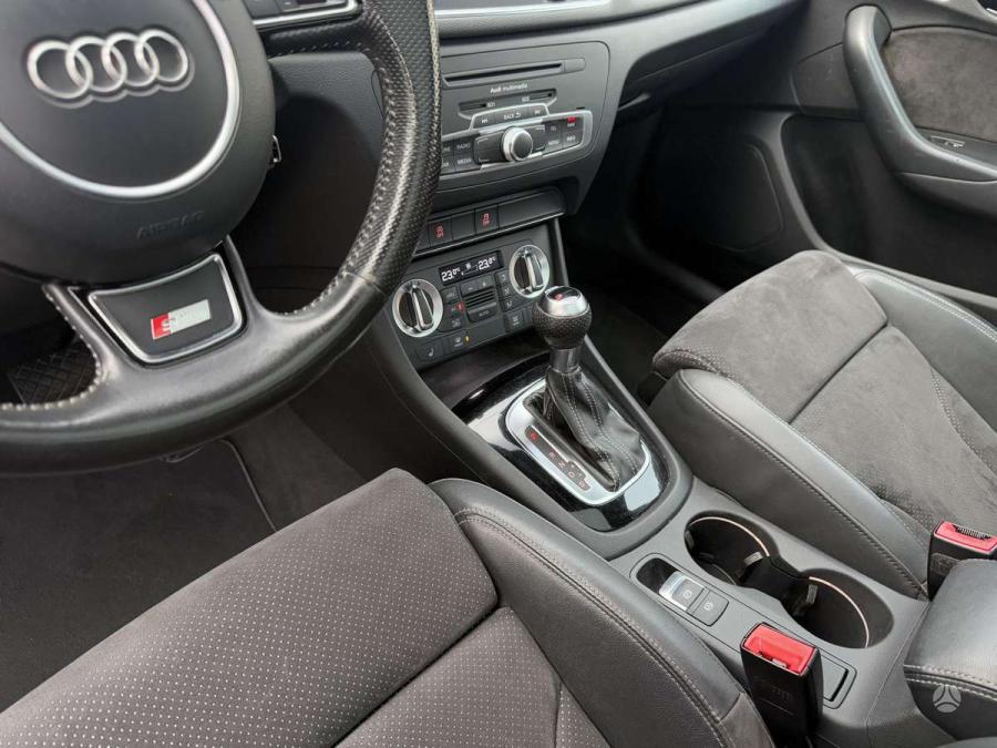 Black Audi Q3 2013 in Vilnius, with an engine capacity of 1.97 L and mileage of 228 thousand km for 12900 €, photo 28 on AUTOMOTO.COM.LV